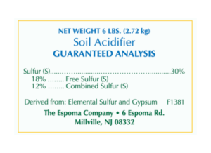 Espoma Organic Soil Acidifier - Turns Hydrangeas Blue Espoma Organic