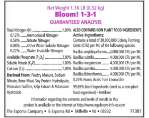 Bloom! Organic Fertilizer & Blossom Booster | Espoma Organic