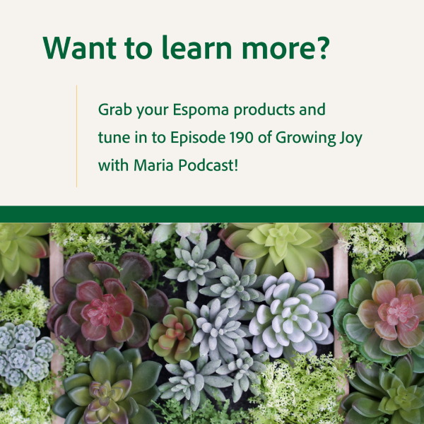 Growing Joy with Maria Blog: Succulent Care 101 | Espoma Organic